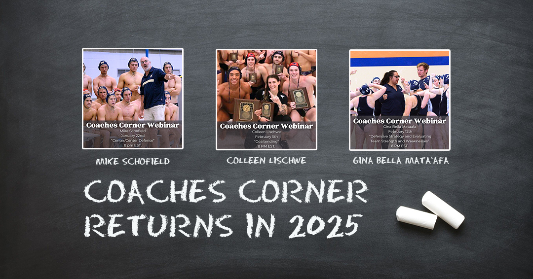Collegiate Water Polo Association “Coaches Corner” Zoom Webinar Series Returns in 2025 ...